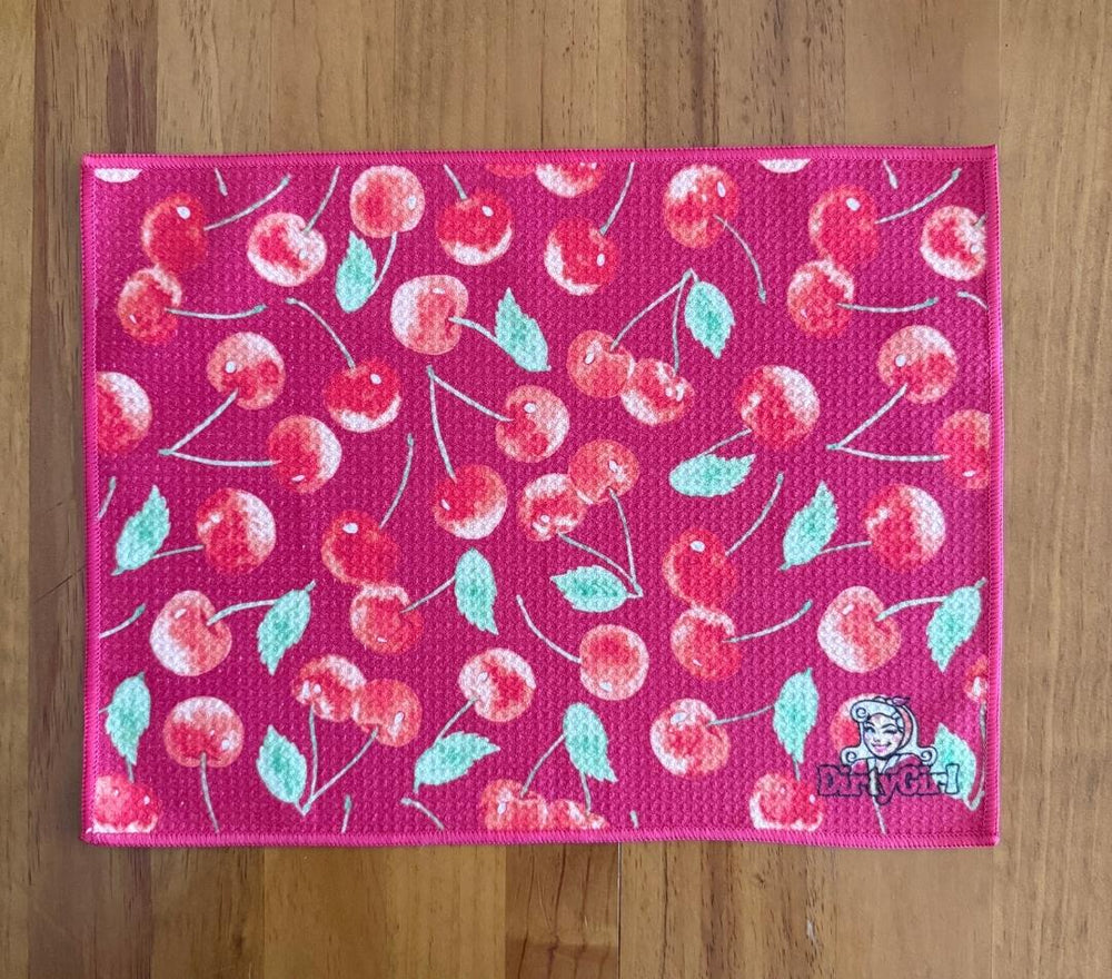 Cherry Crush Cleaning Cloth – Premium Kitchen Cloth | DirtyGirl